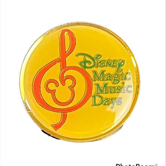 Disney | Jewelry | Vintage Disney Magic Music Days Enamel Pin ...